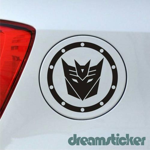 Jual Sticker Stiker Tutup Tangki Mobil Transformer Decepticon - Gold ...