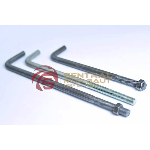 Jual BAUT ANCHOR BOLT/ANGKUR M19 (3/4) X 70CM X 10CM DRAT 10CM ST41 ...