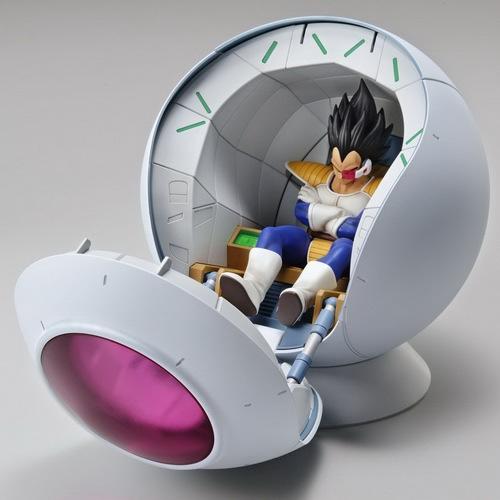 Jual Bandai Figure-rise Mechanic Saiyan Space pod with vegeta (dragon ...