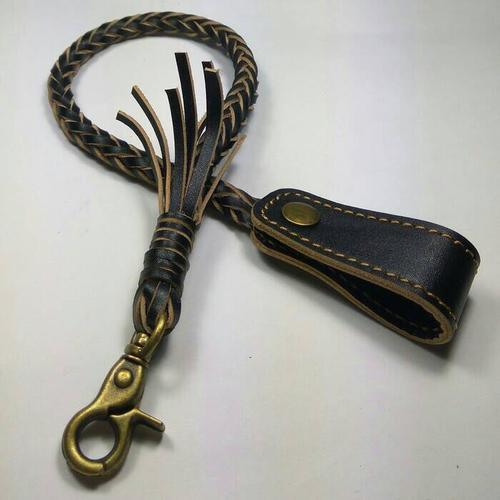 Jual Tali dompet anyaman kulit asli PH3 | rantai dompet | keychain ...