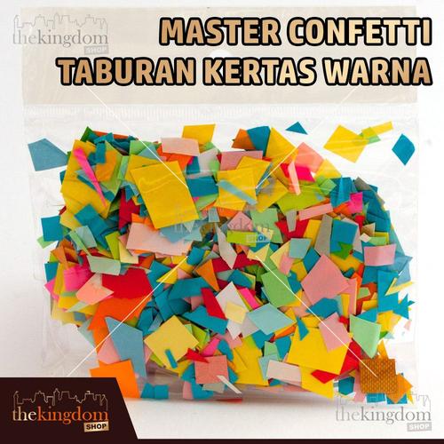 Jual Master Confetti Taburan Kertas Warna Pesta Event Party - Jakarta ...