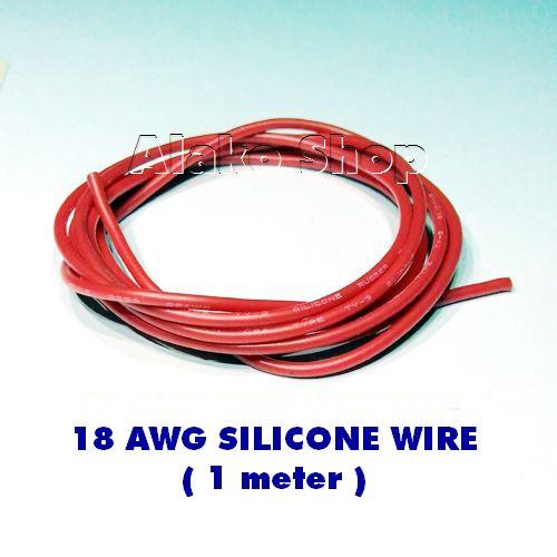 Jual Kabel Silikon AWG18 (Silicone Wire 18 AWG) - 1 meter - Merah - Jakarta Timur - Alako Shop ...