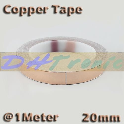 Jual 1 Meter 20mm Copper Tape Foil Isolasi Solatip Tembaga Jalur PCB ...