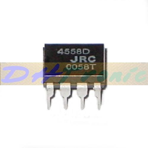 Jual IC Op-Amp JRC4558 / IC JRC4558D / JRC4558 / JRC 4558 / 4558D DIP-8 ...