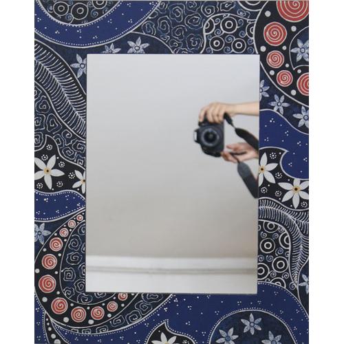 Jual Cermin Lukis Motif Batik Nuansa Biru - Jakarta Timur ...