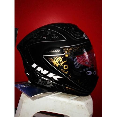 Jual Helm INK CL Max Full Fullface Matte Black Doff Dop CLmax - Kota ...