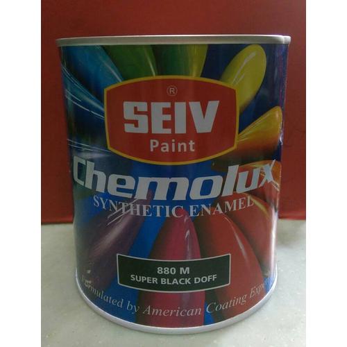 Jual CAT BESI KAYU SEIV CHEMOLUX SUPER BLACK DOFF 1 LITER / HITAM DOP ...