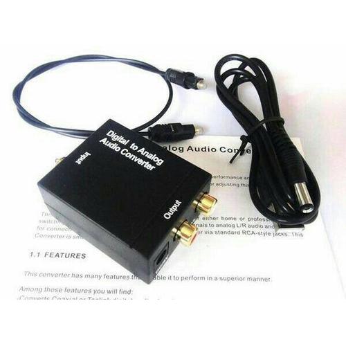 Jual converter audio digital to analog + kabel optik - Kota Surabaya ...