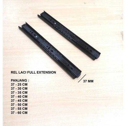 Jual Rel Laci Dobel Tarik Merk Taco Full Ext Rail Double Track Hitam 30 ...