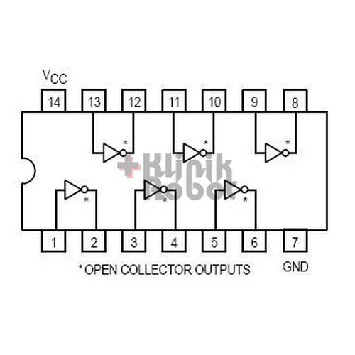 Jual KR04338 74LS05 Hex Inverter (Open Collector) - Kota Tangerang - Klinik Robot | Tokopedia