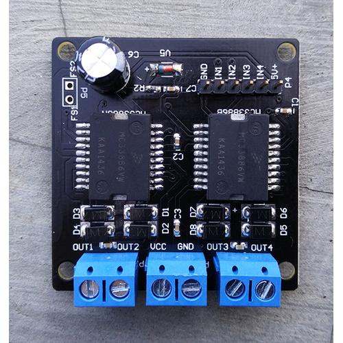 Jual Driver Module MC33886 5A Double Motor modul kendali motor max 5 amper - Kota Semarang ...
