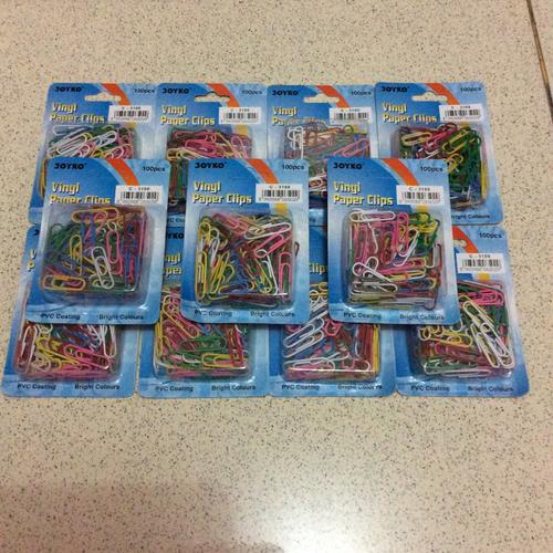 Jual Paper Clips Warna / Vinyl Paper Clips JOYKO C-3100 - Jakarta Utara ...