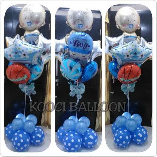 Jual Parcel balon hadiah lahiran/hadiah ultah kelulusan/standing balon ...