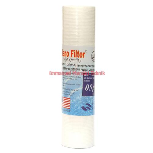 Jual Cartridge Water Filter / Cartridge Filter Air Nano 10" 5 Micron ...