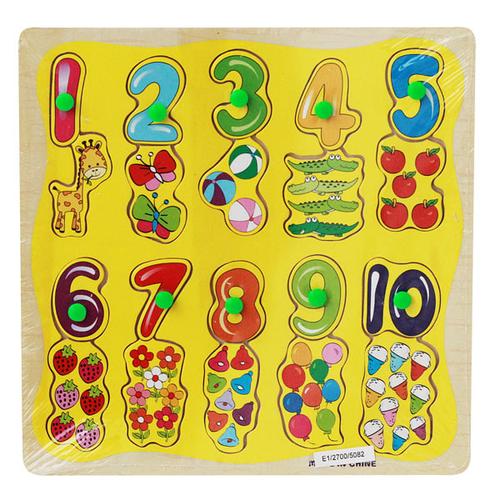 Jual AA PUZZLE KNOB ANGKA WARNA KUNING BELAJAR BERHITUNG - Jakarta ...