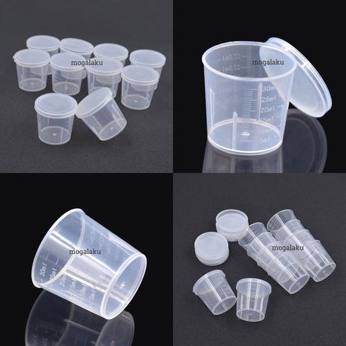 Jual sample botol sampel jar mini wadah mini gelas ukur 30 ml - 20ml ...