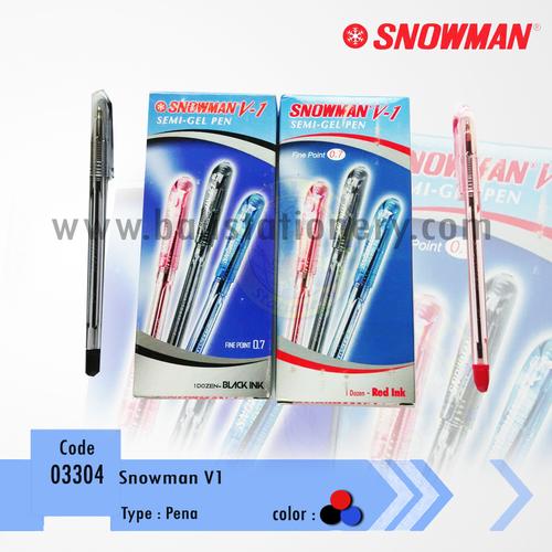 Jual Pena Snowman V-1 Semi-Gel Pen - Kota Denpasar - Bali Stationery ...