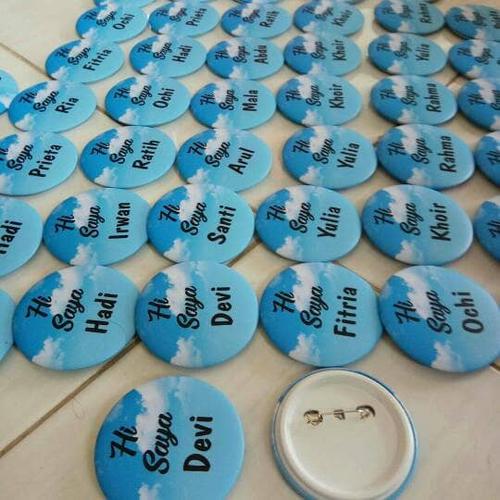 Jual pin peniti custom nama - Jakarta Timur - pinex souvenir | Tokopedia
