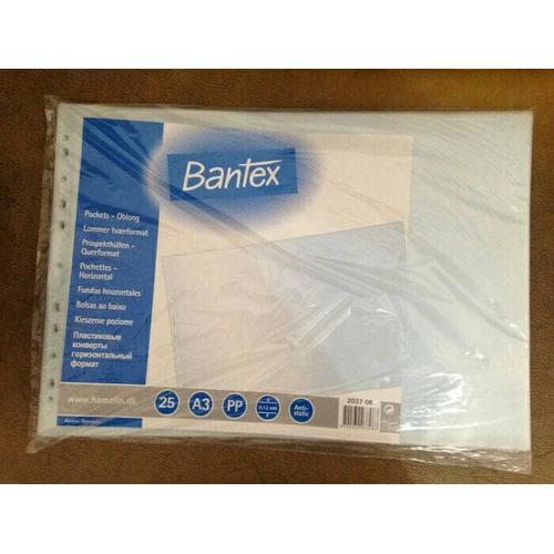 Jual PP POCKET A3 Landscape binder Bantex /pack (25 lembar) - Jakarta ...