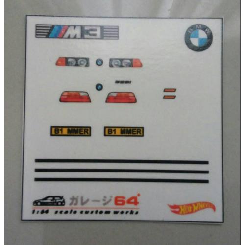 Jual Decal set Hotwheels BMW M3 E36 - Kota Depok - Sakura Model | Tokopedia