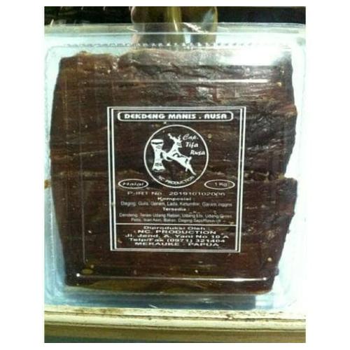 Jual Dendeng Manis Rusa 1KG - Kab. Merauke - Dompet Kulit Buaya Asli ...