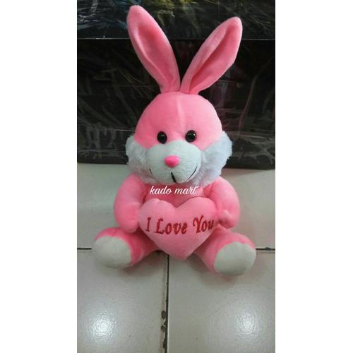 Jual mainan boneka kelinci rabbit boneka karakter hello kitty doraemon ...