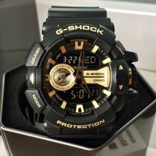Jual JAM TANGAN PRIA CASIO G SHOCK G-SHOCK GSHOCK AUTOLIGHT BLACK GOLD ...