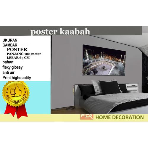Jual poster dinding hiasan ruangan gambar kabah - Kab. Garut ...