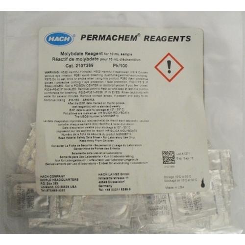 Jual HACH 2107369, Molybdate Reagent for HR Silica, 10 mL, pk/100 ...