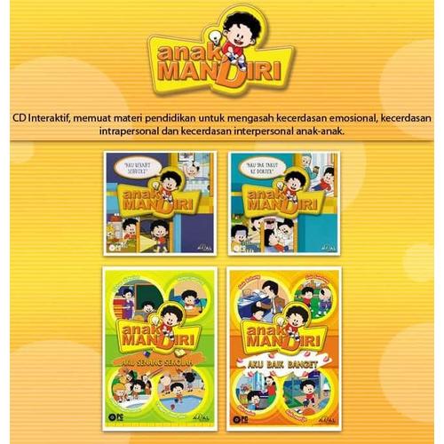 Jual CD Pendidikan PAKET Anak Mandiri (Lengkap 4 seri) Akal Interaktif ...