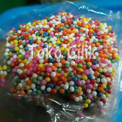 Jual trimit/sprinkle/warna warni/rainbow/mix/color/pelangi/topping ...