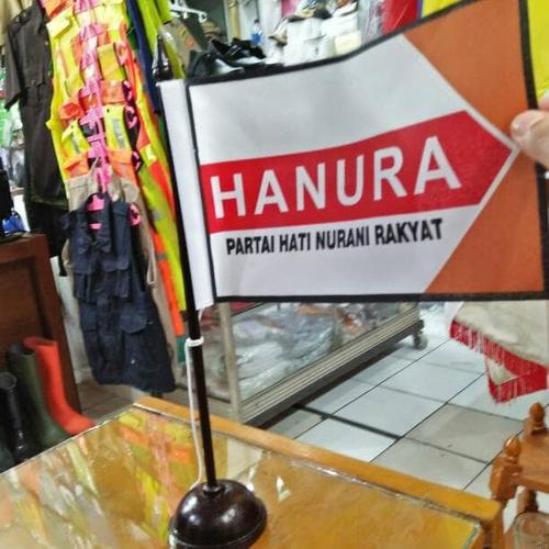 Jual bendera meja partai hanura - Jakarta Pusat - emm yanti | Tokopedia