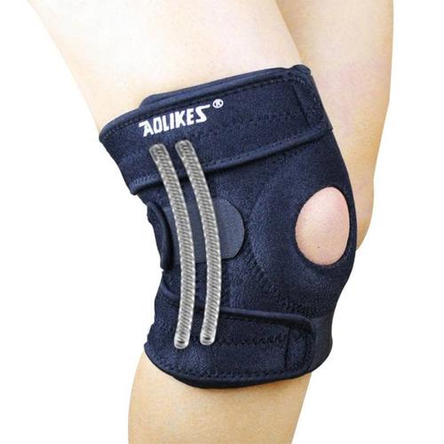 Jual AOLIKES Mountaineering 1 Pcs Knee Pad With 4 Spring Knee Support ...