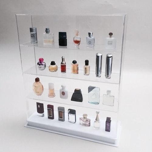 Jual Rak Acrylic Tempat Parfum 4susun /ok Parfum Organiser/Display ...