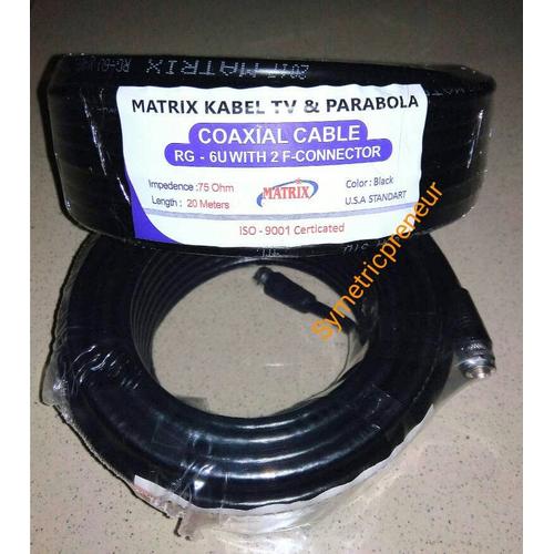 Jual KABEL PARABOLA COAXIAL RG6U 20 meter MATRIX - Kota Depok - Symetricpreneur | Tokopedia