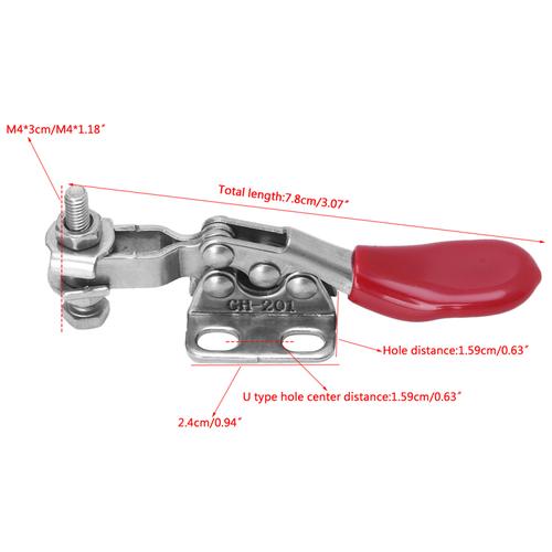 Jual Toggle Clamp GH-201 Quick Holding Release Horizontal Push-pull ...