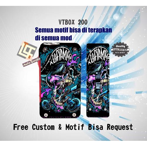 Jual Garskin Vapor VTBOX 200 Motif Doodle - motif bisa request - Kab ...