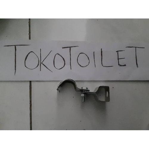 Jual klem pipa 3/4 inch klem gantung galvanis antikarat klem dinding ...