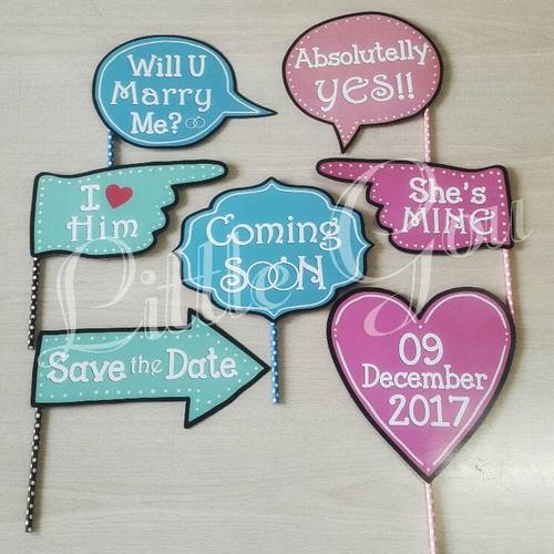 Jual Custom Photo Booth Prop Large Size / Aksesoris Photobooth 6pcs ...