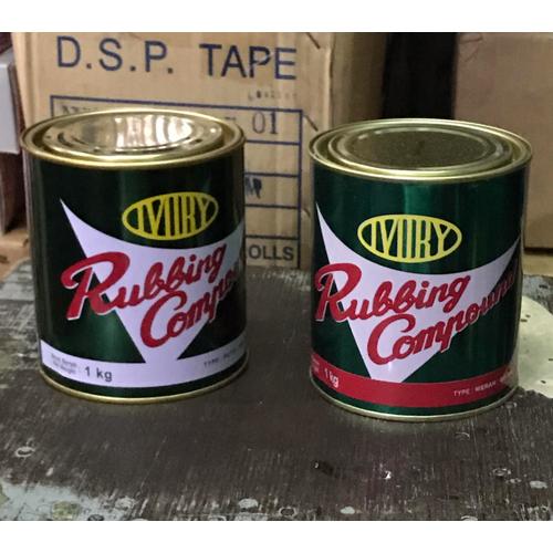 Jual Rubbing Compound 1 kg, Kompon Merah/Putih, ASLI DAN MURAH - Putih ...