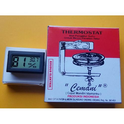 Promo Termostat mesin tetas thermostat dan termometer hygrometer ...