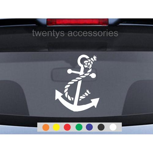 Jual stiker jangkar sticker kaca mobil stiker cutting - Kab. Garut ...