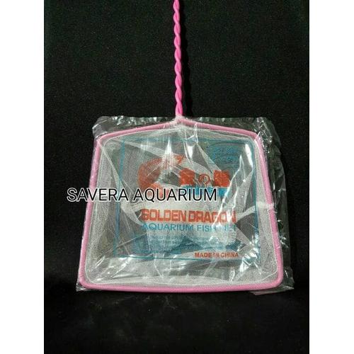 Jual Serokan Golden 4 inch (9,5x9,5cm) / Jaring Serok Ikan / Gagang ...
