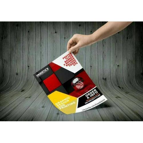 Jual Cetak flyer, leaflet, Brosur / Brochure A5 - Jakarta Barat - Headstore | Tokopedia
