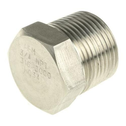 Jual Hexagon Plug Hex Plug Class 3000/6000 1" SS316 Drat NPT - Jakarta ...