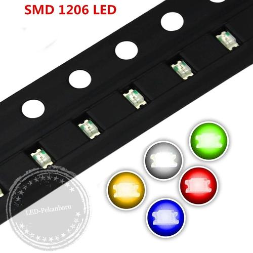Jual LAMPU LED 1206 SMD DIODA SUPER BRIGHT MERAH HIJAU KUNING BIRU ...