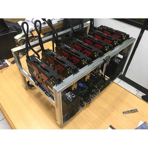 Jual Open Rig case Mining rak tuk mining part 2 - 66x40x32 2fan ...