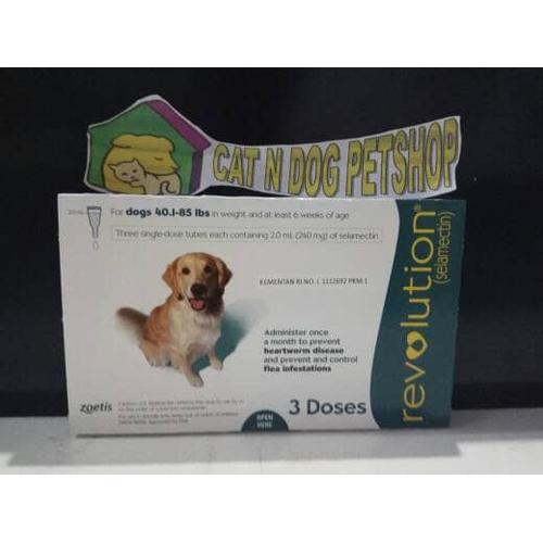 Jual Revolution Dog / Anjing Berat 18 - 40 kg / Obat Tetes Kutu Anjing ...