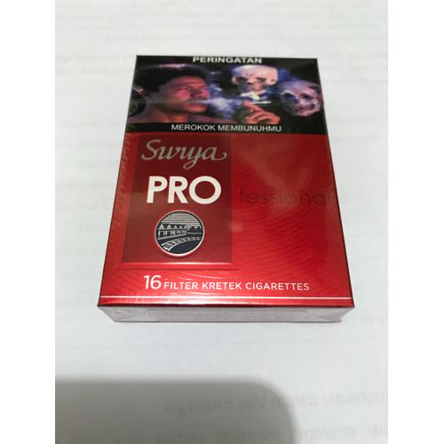 Jual Surya Pro Merah 16 Batang / Professional / Profesional / Filter ...