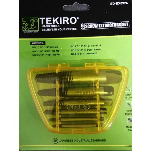 Jual Mata Tap Baut Patah Set 6 Pcs Tekiro Extractor Tekiro - Kota Bogor ...